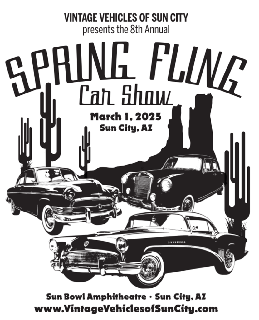 2025 SPRING FLING CAR SHOW – VINTAGE VEHICLES OF SUN CITY